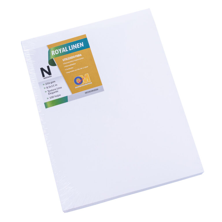 Papel Lino Royal White – Office Mart